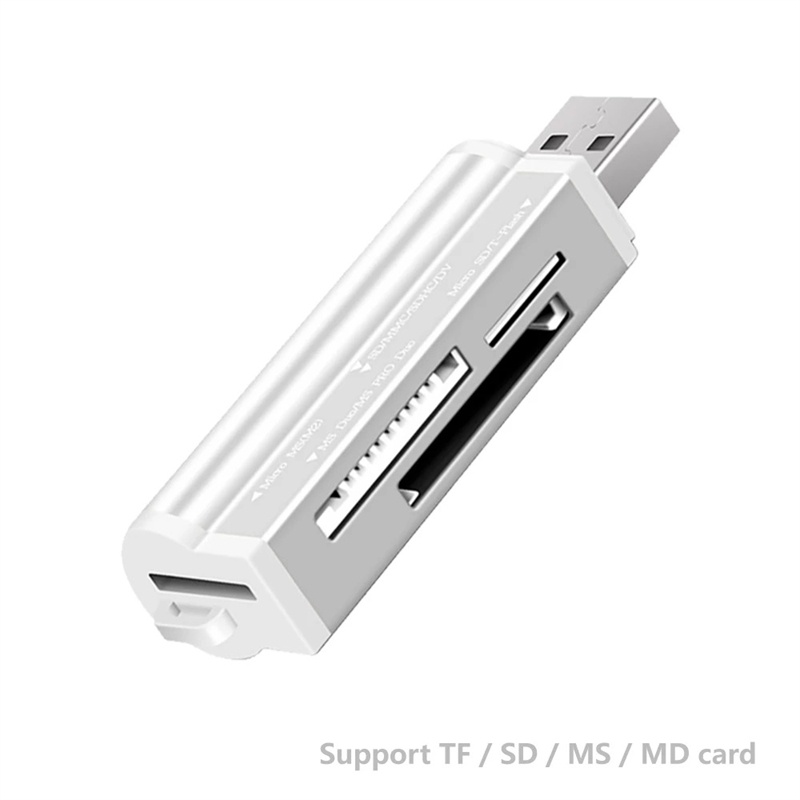 BENOSEM เครื่องอ่านการ์ด USB 2.0 All In 1เครื่องอ่านเมมโมรี่การ์ดสำหรับ ...