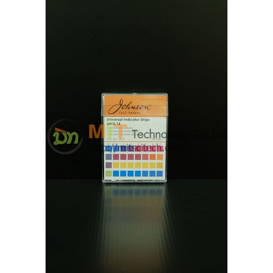 pH Indicator Paper 0-14 (Code 140.4) 100PC/BOX (Johnson UK) | Shopee ...