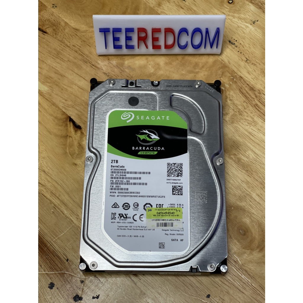 2 TB HDD ฮาร์ดดิสก์ SEAGATE BARRACUDA (7200RPM, 256MB, SATA-3, ST2000DM008) มือสอง มีประกันศูนย์ ...