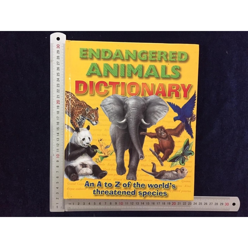 หนังสือความรู้ภาษาอังกฤษ หนังสือนิทานภาษาอังกฤษ Endangered Animals Dictionary A-Z หนังสือความรู้ ...