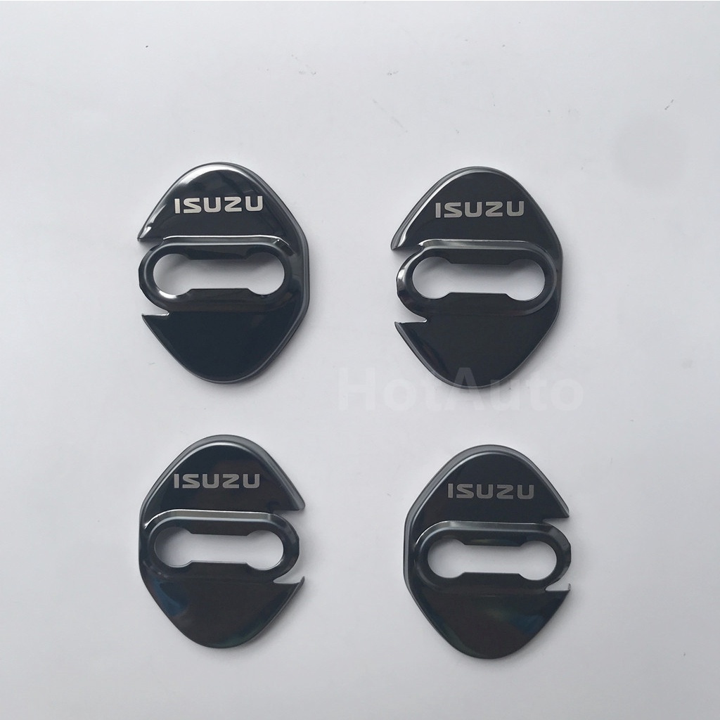 ISUZU D-Max MU-X ฝาครอบล็อคประตูรถสแตนเลส (ใส่ได้ 4 ประตู / 2 ประตู ...
