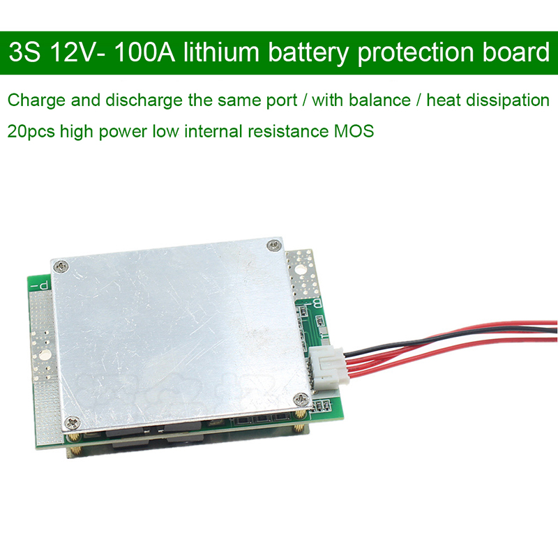 3S 100A 12V Li-Ion ลิเธียมแบตเตอรี่แผงป้องกัน Bms อินเวอร์เตอร์ Ups ...