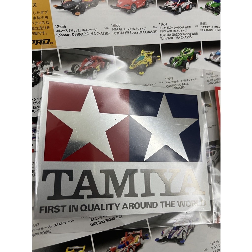 TAMIYA 66047 Tamiya Crystal Sticker size 115mm × 88mm สติกเกอร์อย่างหนา ...