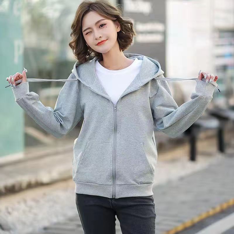 ราคาต่ำสุด ล่าสุด สีบริสุทธิ์ ขนแกะด้านใน ให้อบอุ่น แจ็คเก็ตซิป 5สี M~2XL | Shopee Thailand