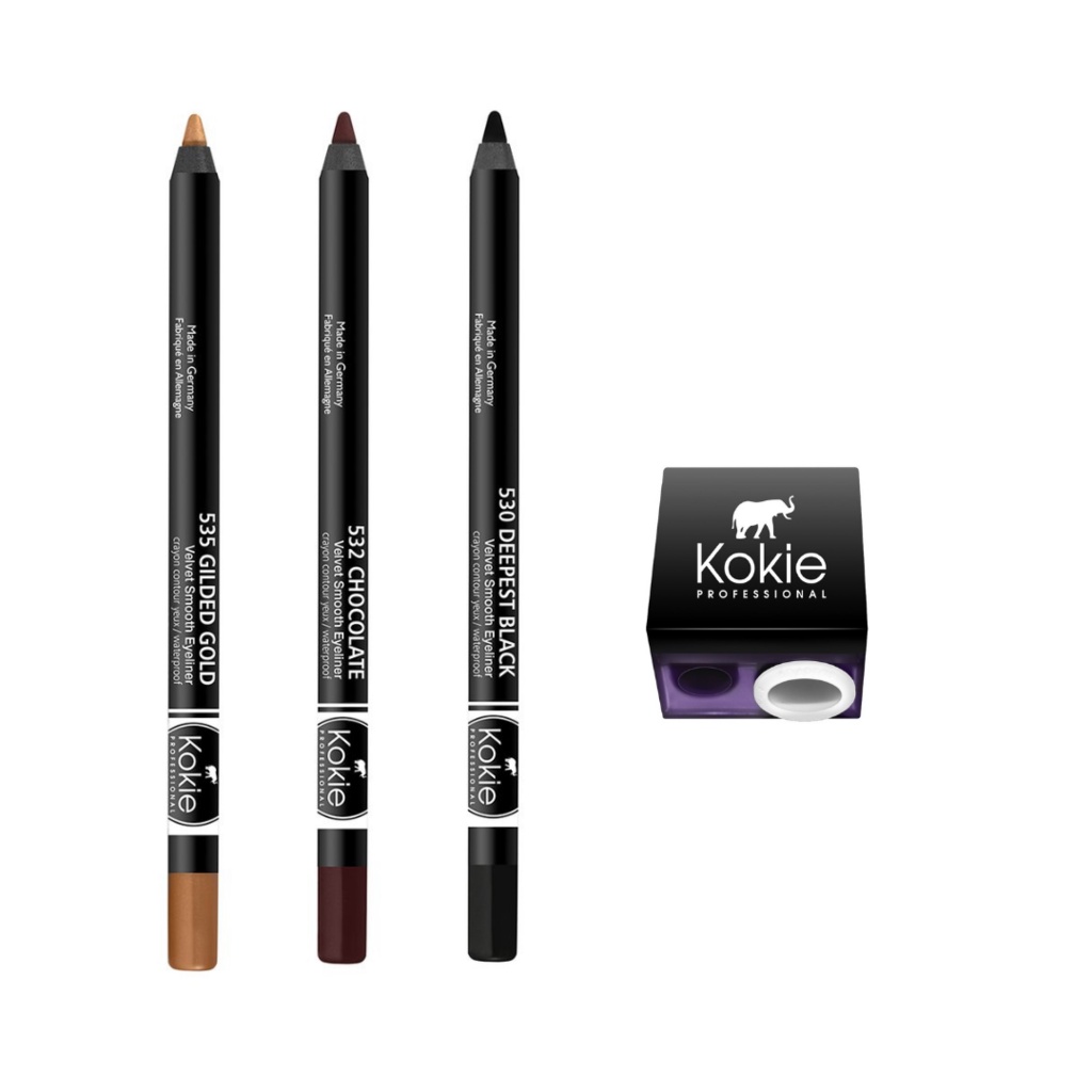 Kokie Cosmetics Velvet Smooth Eyeliner อายไลเนอร์เนื้อดินสอ | Shopee ...