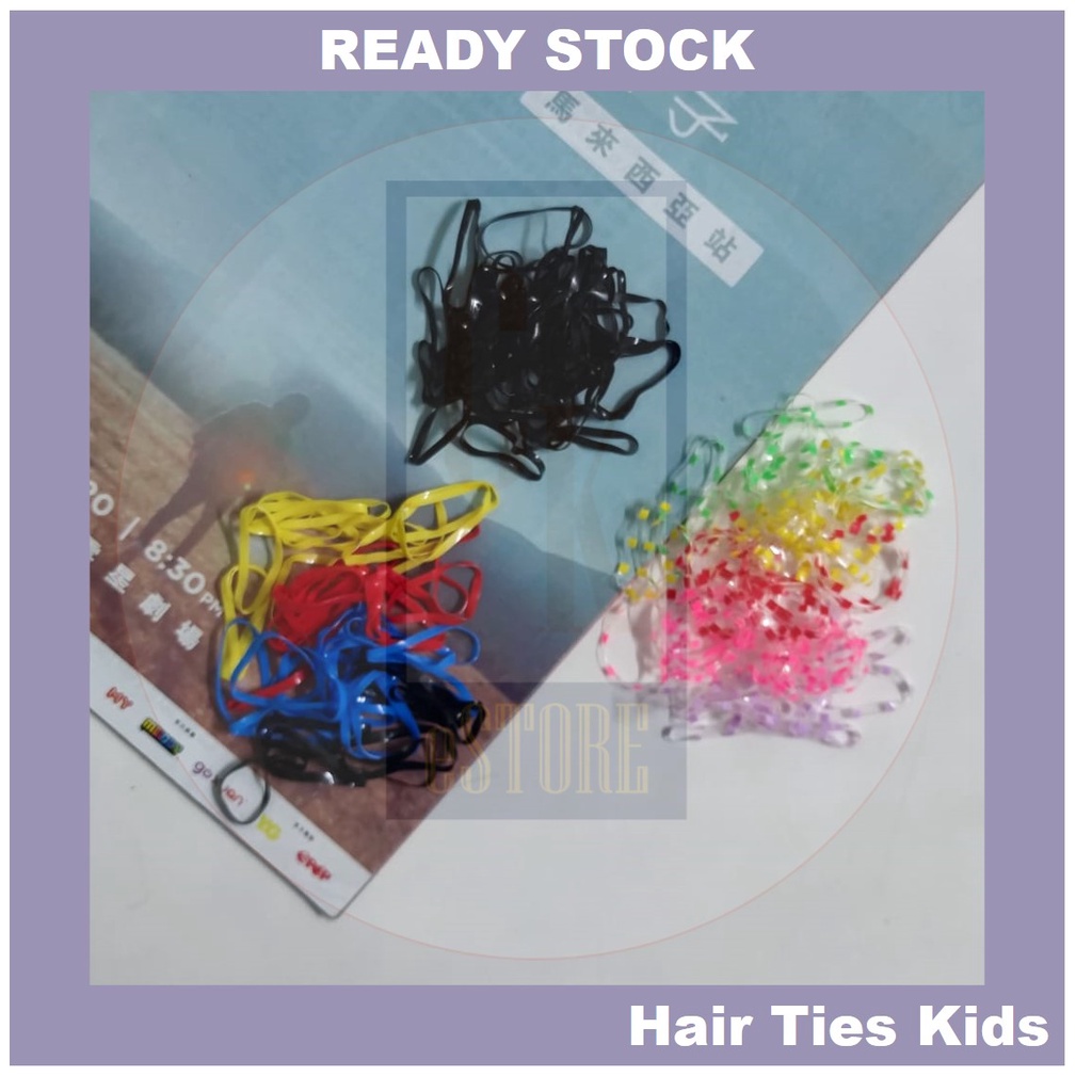 Getah Ikat ยางรัดผม แบบยืดหยุ่นสูง ทนทาน เรียบง่าย สําหรับผู้หญิง ...