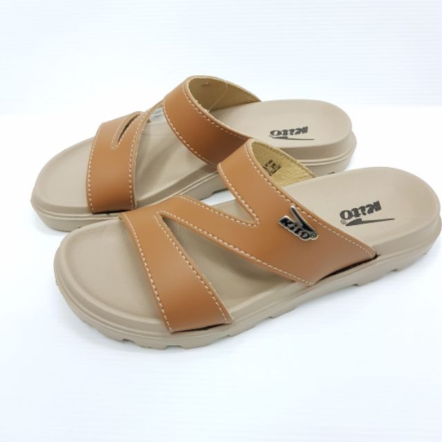 KITO YW3112 รองเท้าแตะแบบสวม สีแทน ไซส์ 36-39 ยยอ | Shopee Thailand