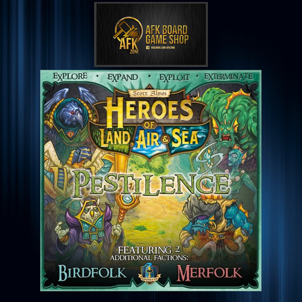 Heroes of Land Air & Sea Pestilence Expansion - Board Game - บอร์ดเกม ...