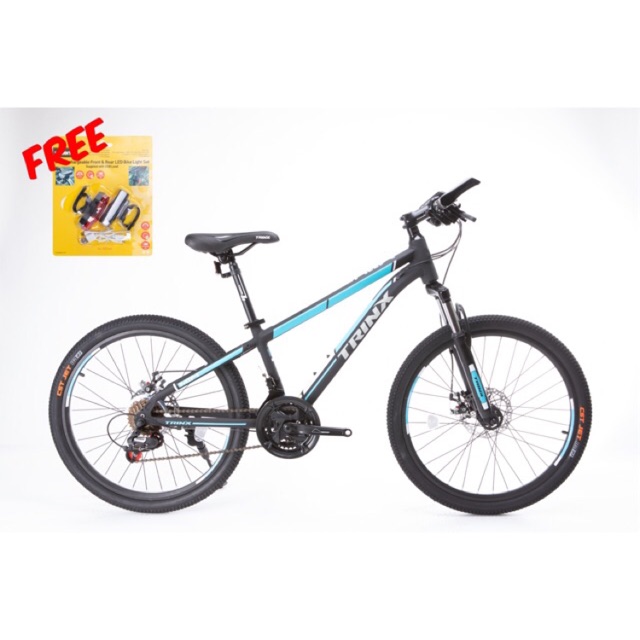 จักรยานเสือภูเขาเด็ก trinx m114 เฟรมอลู ลัอ 24 นิ้ว 21 สปีด | Shopee ...