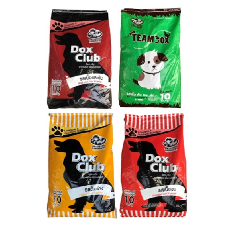 อาหารสุนัข dox club แบบกระสอบ 10 kg | Shopee Thailand