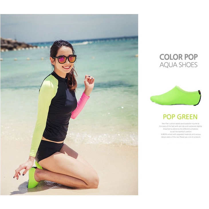 รองเท้าเดินชายหาด ชายทะเล กันลื่น (มีไซร์ เด็กและผู้ใหญ่) รุ่น 8033 ...