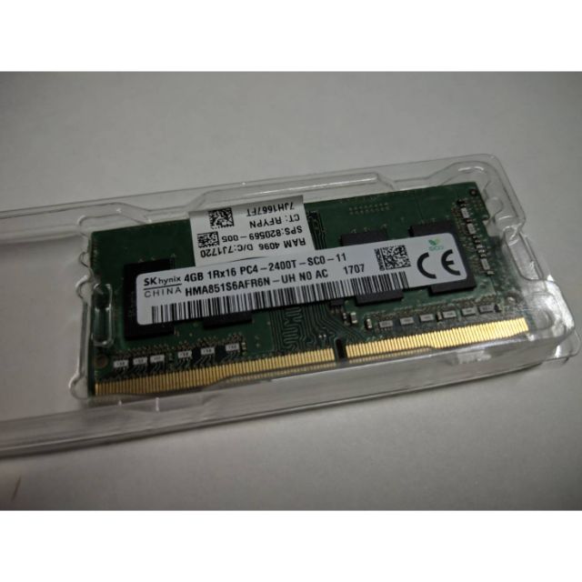 RAM โน้ตบุ๊ค SK HYNIX 4GB/1Rx16 PC4-2400T-SCO-11 | Shopee Thailand