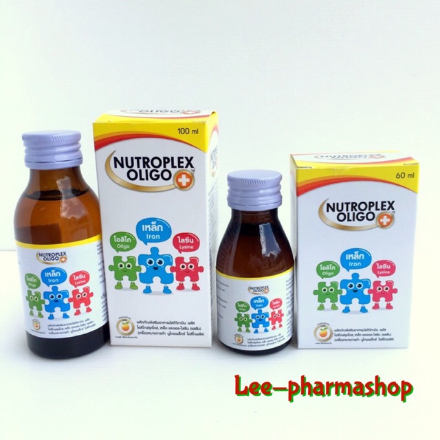 (บำลุงเลือด เด็ก!!) NUTROPLEX OLIGO PLUS 60ml/100ml ( นูโทรเพล็กซ์ โอลิโก พลัส ) | Shopee Thailand