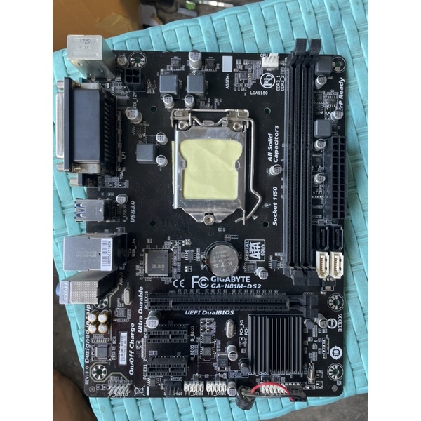 Mainboard Gigabye GA-H81M-DS2 1150 รองรับCPU Gen4 I3 I5 I7 สภาพสวยใช้ ...