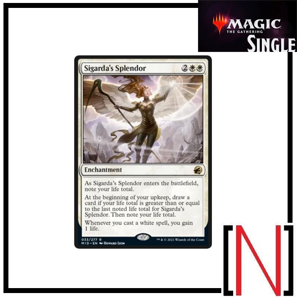 [MTG][Single][MID] Sigarda's Splendor ระดับ Rare [ภาษาอังกฤษ] | Shopee ...