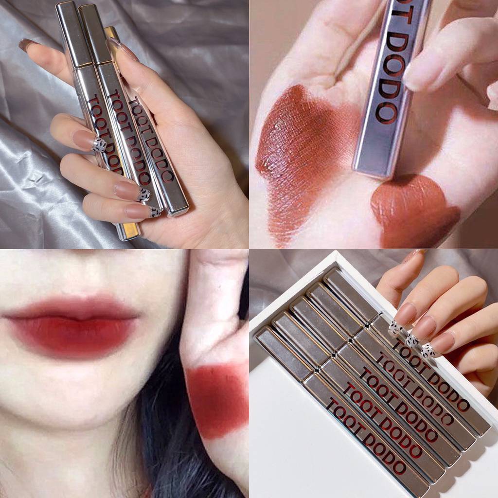 M012 Toot Dodo ลิปเนื้อกำมะหยี่ ลิปเวลเวทแมท แพ็คเกจสวยหรู | Shopee ...