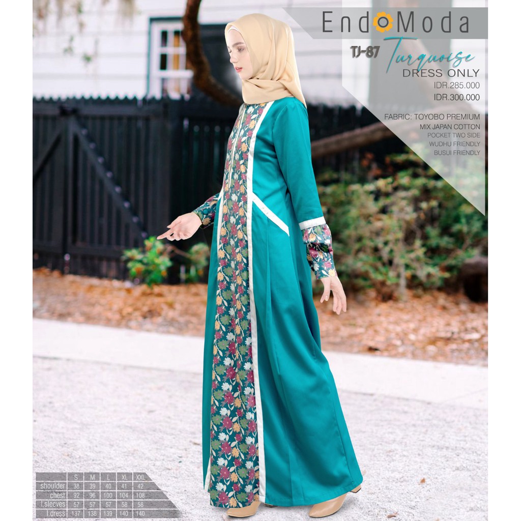 ใหม่ ENDOMO TJ 87 TURKISH MUSLIMAH GAMIS | Shopee Thailand