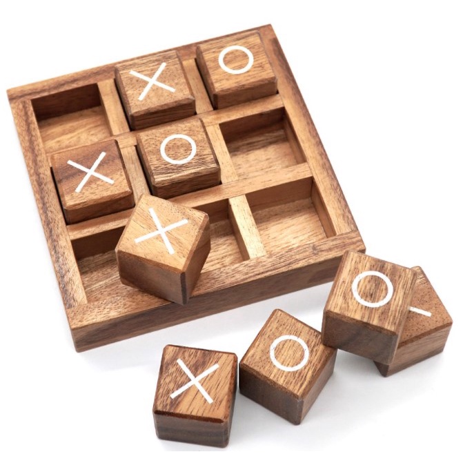 เกมส์กระดาน หรือ Board Game OX ของเล่นคลายเครียด เกมส์ไม้ฝึกทักษะ บอร์ด ...