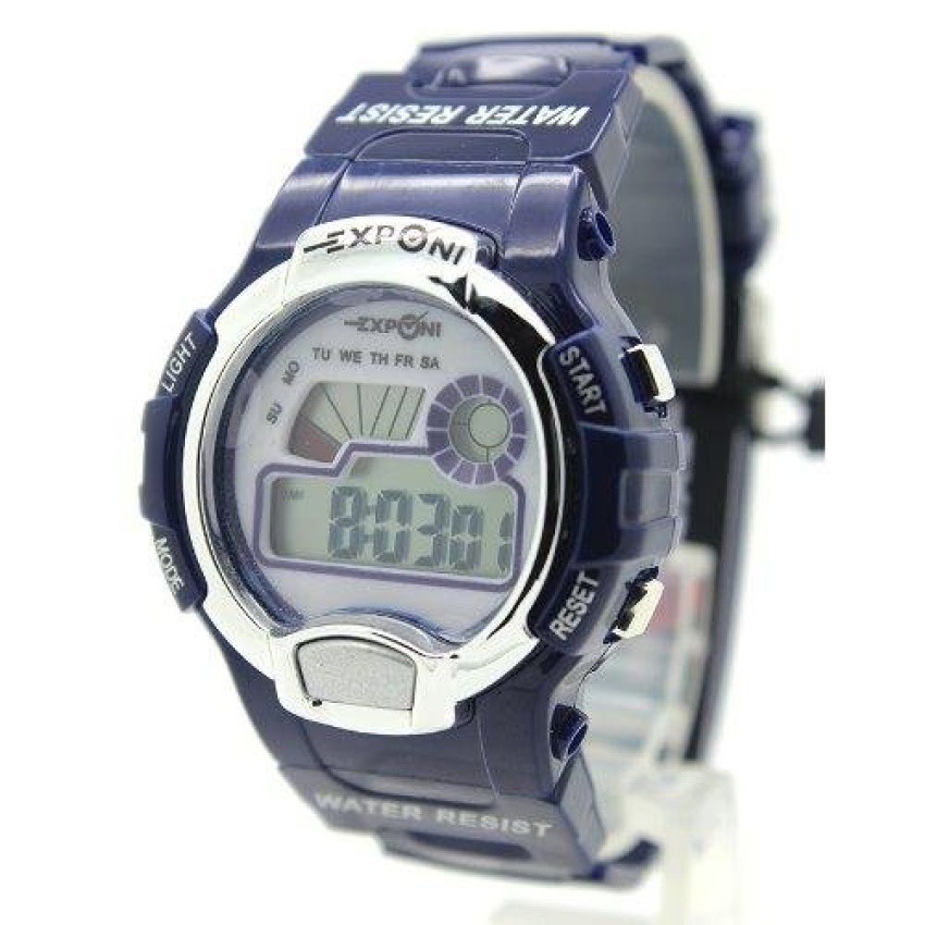 EXPONI Watch นาฬิกาผู้หญิงและเด็ก สายยาง ระบบ Digital EX-A1 | Shopee ...