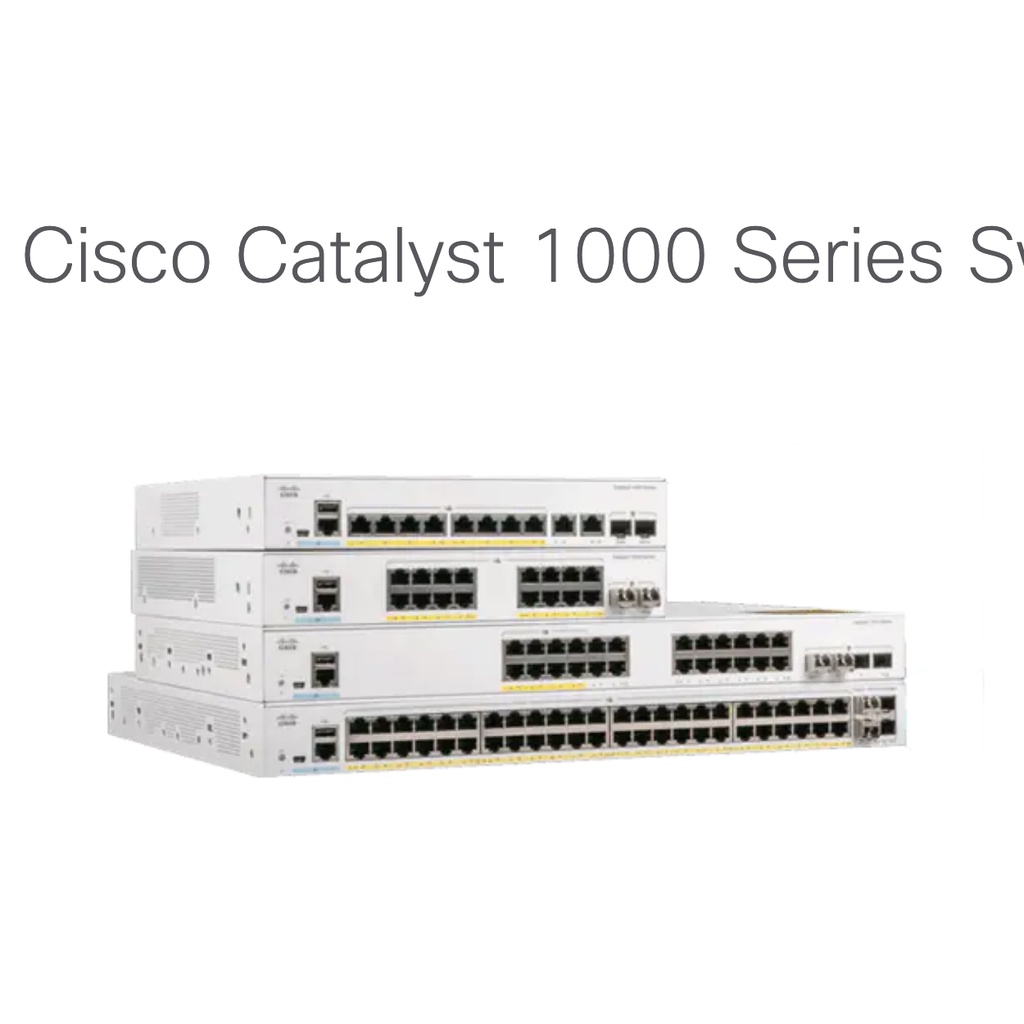 Cisc switch C1000-24P-4G-L 24 Port POE GigabitEthernet + 4 Port SFP ...