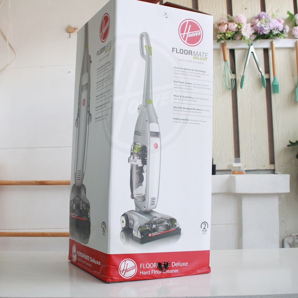 Hoover Floormate Deluxe เครื่องดูดฝุ่น ดูดน้ำ ถูพื้น ขัดพื้น พร้อม ...