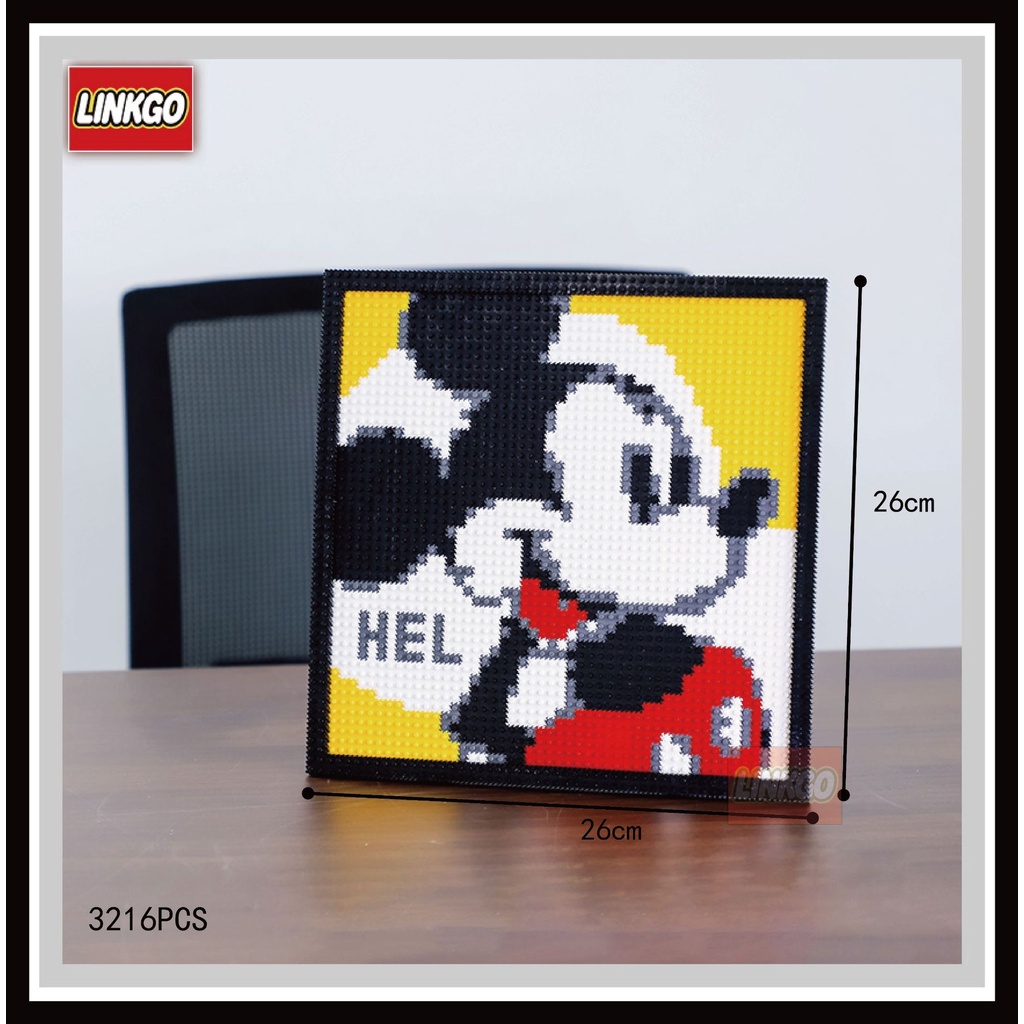 บล็อกนาโน Tom and Jerry การ์ตูน Lego Building Blocks CHEESE WAR ...