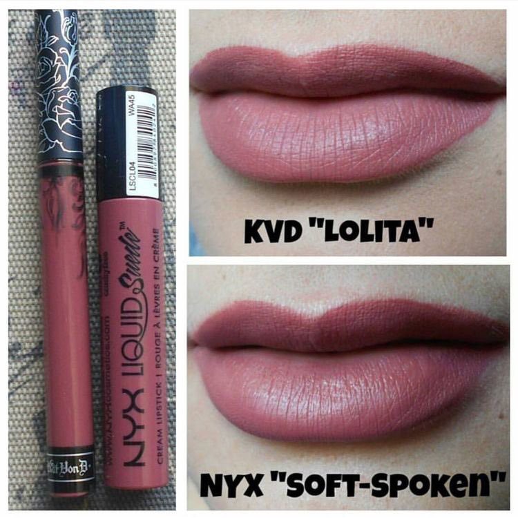 (ของแท้/พร้อมส่ง) NYX Liquid Suede Cream Lipstick สี Soft-spoken ...
