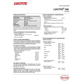 LOCTITE 380 (ล็อคไทท์) Toughened Instant Adhesive กาวแห้งเร็ว กาวอเนก ...