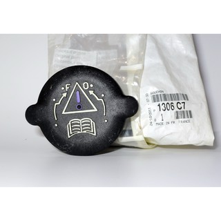 ฝาหม้อน้ำ Peugeot 406 D8 306 405 605 PARTNER Citroen 1306.C7 ของแท้ ...