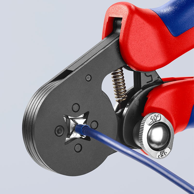 KNIPEX Self-Adjusting Crimping Pliers คีมย้ำแบบปรับระดับได้ รุ่น 975304 ...