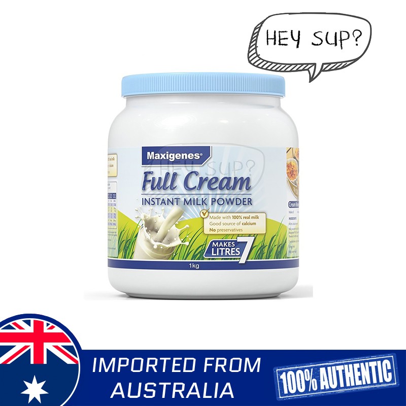 Maxigenes Full Cream Instant Milk Powder 1kg | Shopee Thailand