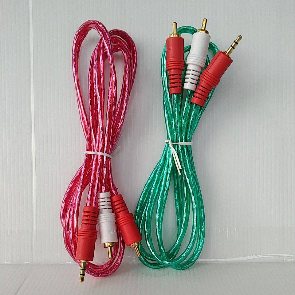 สายสัญญาณ RCA 2หัว - TR 1หัว Stereo ยาว 1.50เมตร สายสัญญาณเสียง RCA แดง ขาว TR | Shopee Thailand