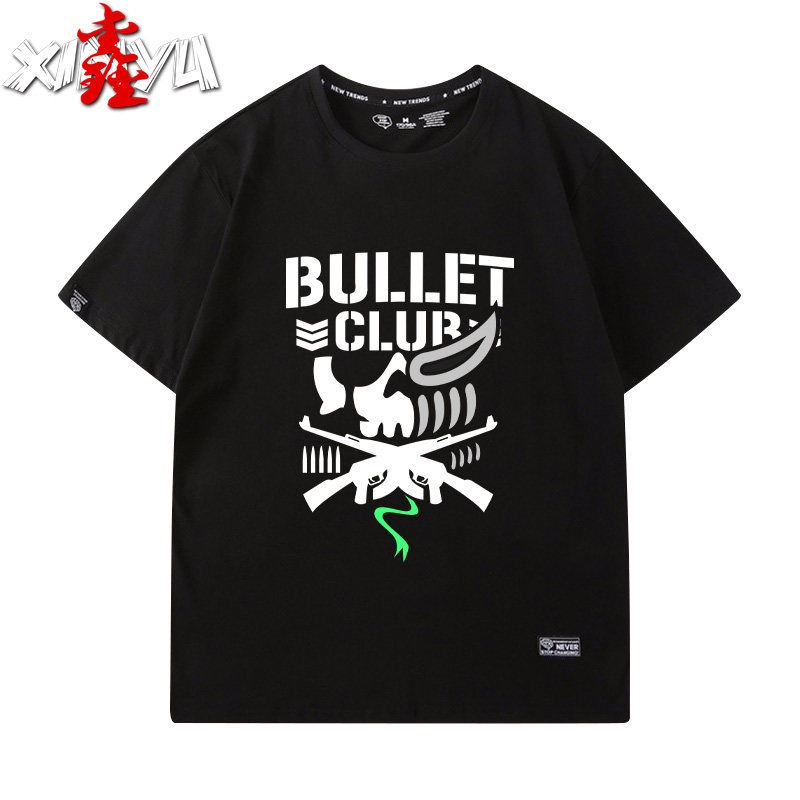 [COD]WWE Wrestling Club BULLET CLUB โลโก้โลโก้ Harajuku เสื้อยืดผู้ชาย ...
