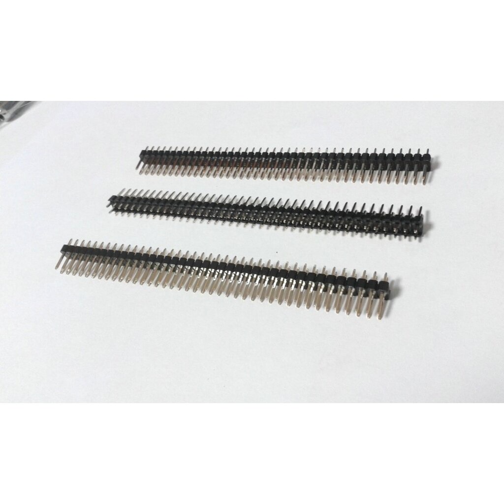 40 Pin 2.54mm Pin Header Double Row Pin Male ตรง แถวคู่ | Shopee Thailand