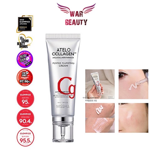พร้อมส่ง MISSHA Atelo Collagen 500 Power Plumping Cream 40ml | Shopee ...