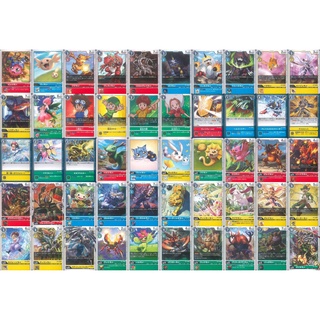 DIGIMON CARD GAME แยกใบ ภาษาญี่ปุ่น BT1 ระดับ R U | Shopee Thailand