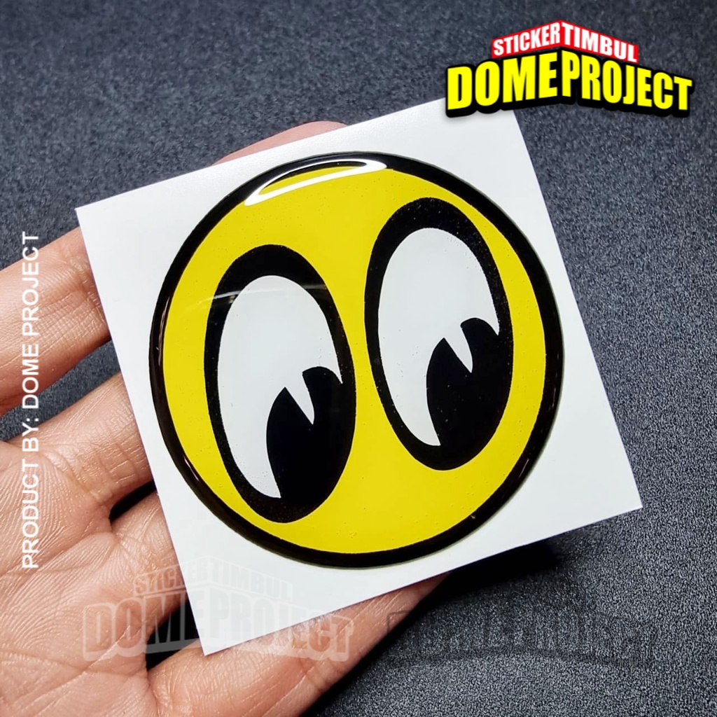 MOONEYES สติ๊กเกอร์ติดรถยนต์ VELG EMBLEM DIAMETER 58MM FLEXIBLE ...