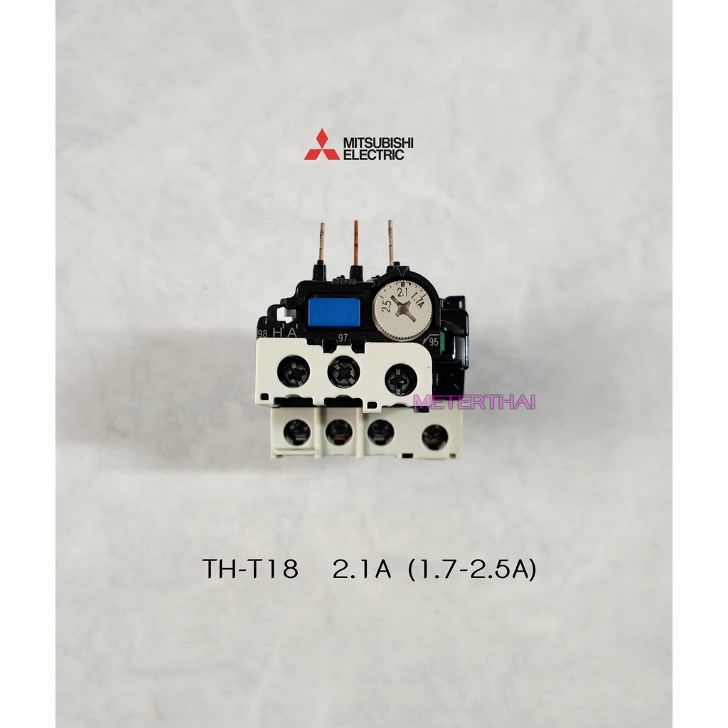 MITSUBISHI โอเวอร์โหลด Overload Relay TH-T18 2.1A (1.7-2.5A ) | Shopee ...