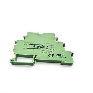 PHOENIX CONTACT เทอร์มินอลรีเลย์ 5ขา (มือ 2)No. 2961105 24VDC 6A/250V ...