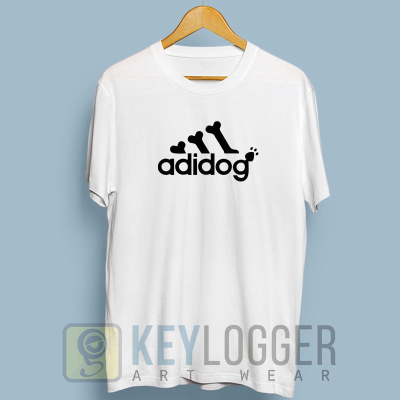 Adidas Adidog 49 เสื้อยืดลําลอง แขนสั้น พิมพ์ลายโลโก้ตลก a4 | Shopee ...