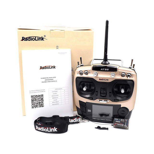 [รีโมท] Radiolink AT9S PRO 2.4GHz 10CH Upgrade Transmitter with R9DS ...
