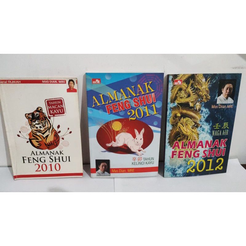 Almanak FENGSHUI 2010 2011 2012 Mas Dian MRE | Shopee Thailand