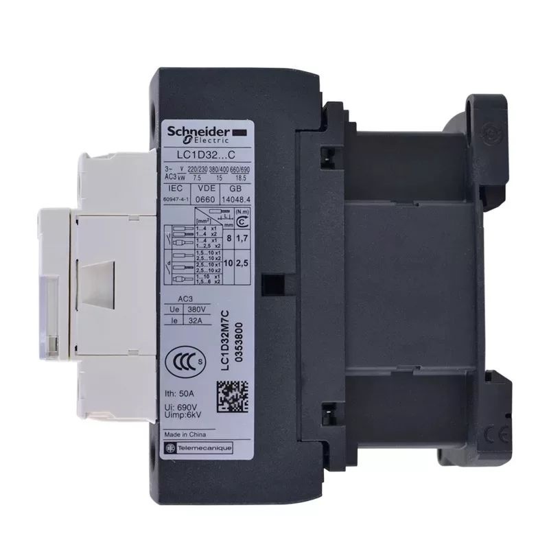 Schneider Electric LC1D32 LC1D32M7 TeSys D 3-ploe Contactors-การควบคุม ...
