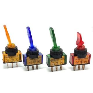 แพ็ค3ชิ้น สวิตช์โยก มีไฟ CONNECTIONS 12VDC GROUND ACC POWER | Shopee ...