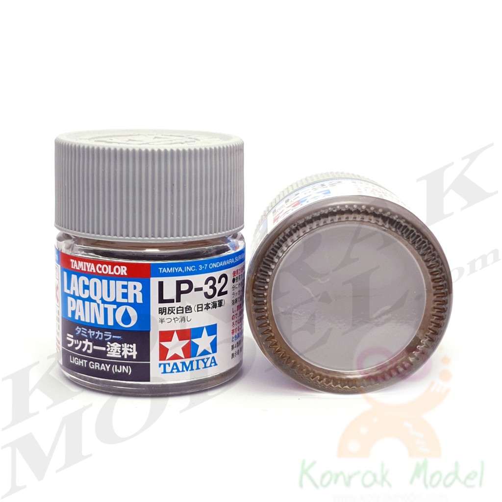 สีทามิย่าสูตรแล็คเกอร์ Tamiya Lacquer paint LP32 Light gray (IJN) 10ML ...