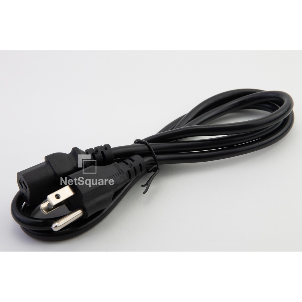 สายไฟคอม AC Power Cable US Plug Male to Female 3 ขา | Shopee Thailand
