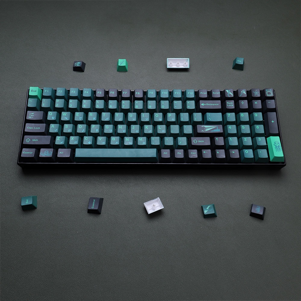 พร้อมส่ง GMK Terror Below keycaps cherry profile Dye-Sublimation PBT ...
