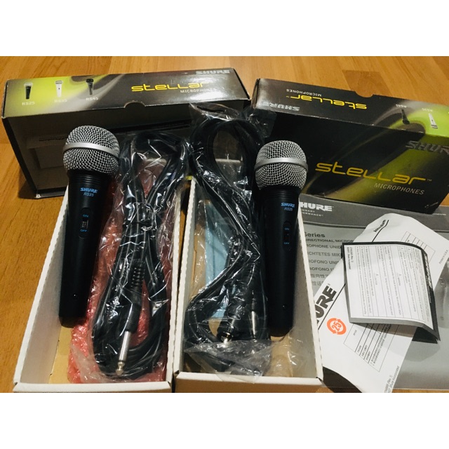 ไมค์ SHURE (RS25) ของแท้ 100% ขายคู่ 2 อัน | Shopee Thailand