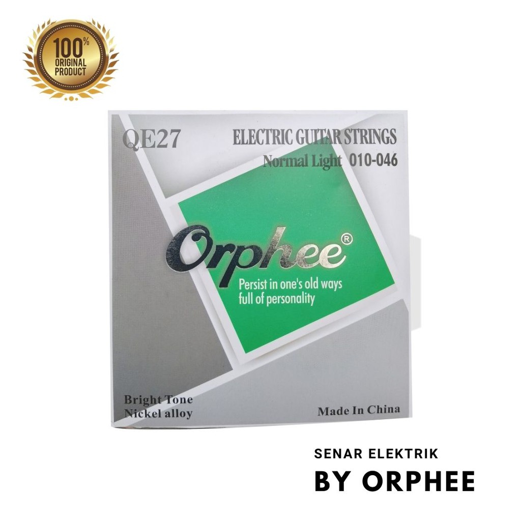 Orphee QE27 (0.10) สายกีตาร์ไฟฟ้า ของแท้ | Shopee Thailand