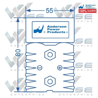 SB175 Gray : ปลั๊กแบตเตอรี่รถยก(รถฟอร์คลิฟท์) แอนเดอร์สัน / Connector ...